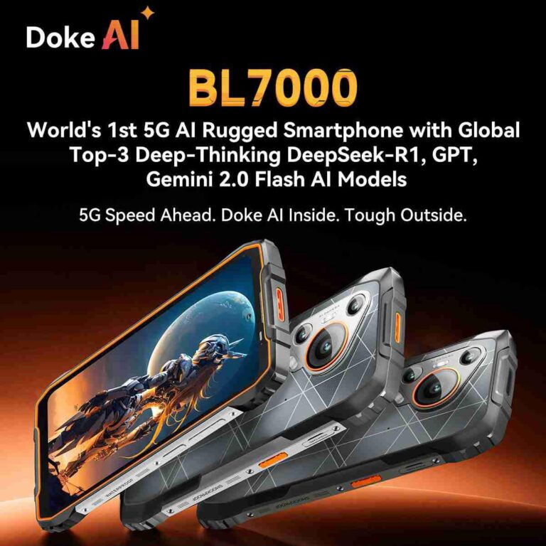 Blackview BL7000 AI: 8GB/256GB, Android 15, Dimensity 6300 chipset ...